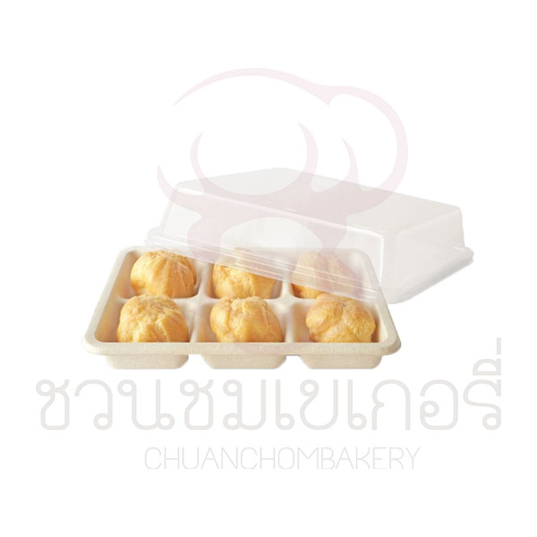 Gracz Simple ถาดเบเกอรี่ 6 ช่อง รุ่น U007 พร้อมฝา PET รหัส ...